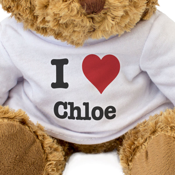 I Love Chloe - Teddy Bear – Big Red Egg Ltd.